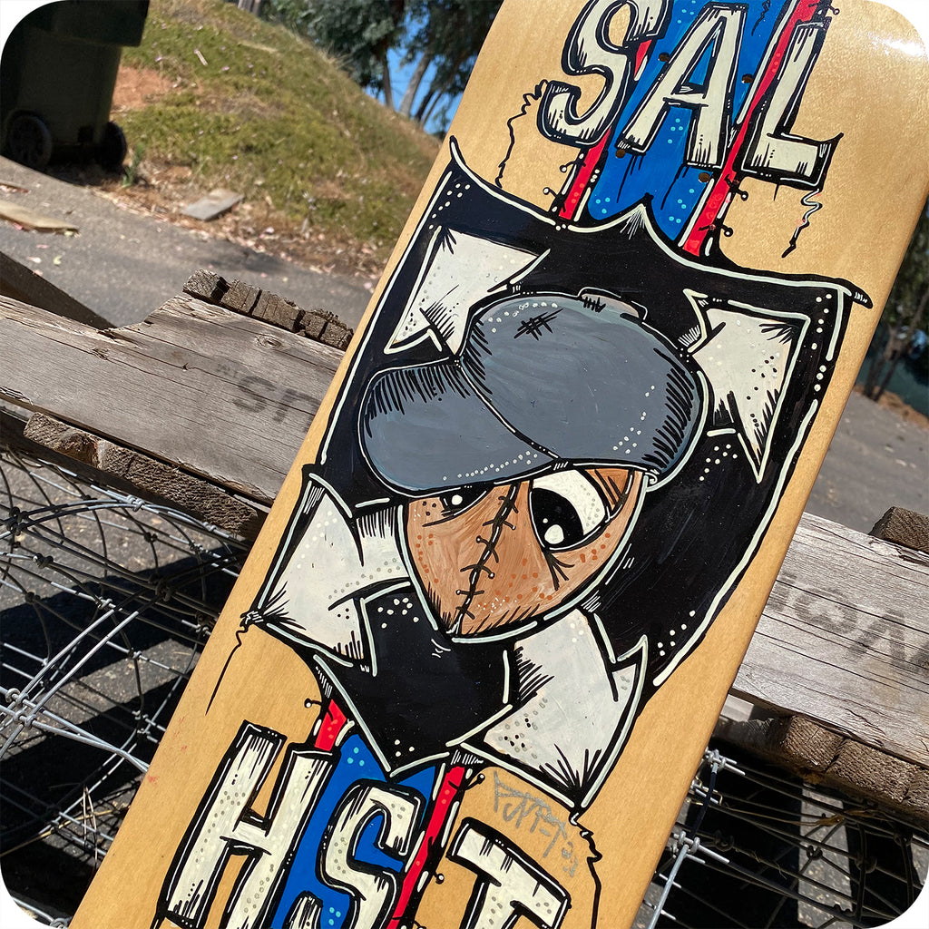 HICKMAN HAND PAINTED HST ART – H-Street Skateboards