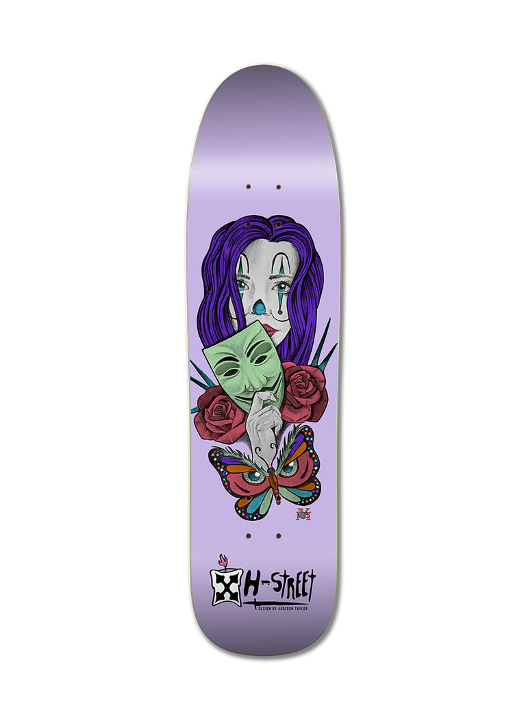 ADDISON TAYLOR GIRL & BUTTERFLY DESIGN – H-Street Skateboards