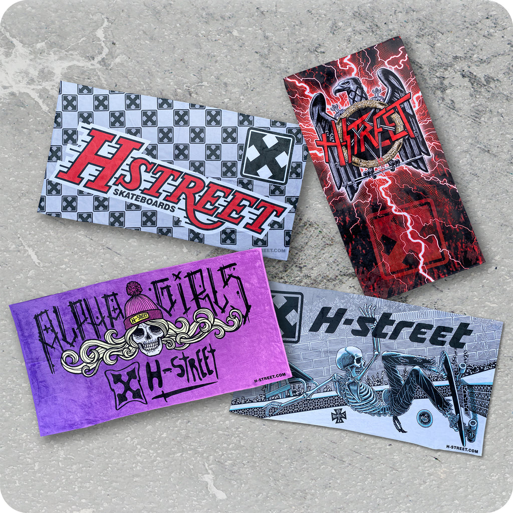 H-STREET DESIGNER TOWELS – H-Street Skateboards